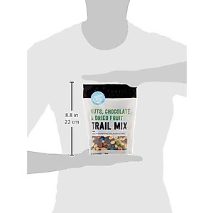 Amazon Brand - Happy Belly Nuts, Chocolate & Dried Fruit, Trail Mix, 1 Pound (Pack of 1)