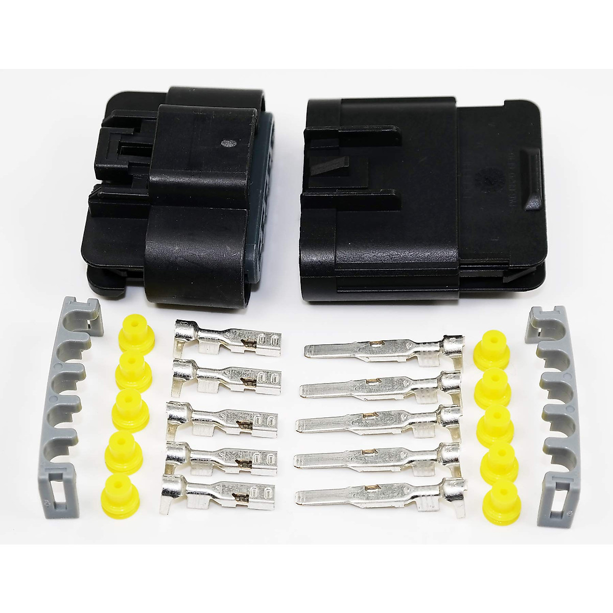 Aptiv 5-PIN GT-280 Series 25 Amps Sealed Connector Set Wire Gauge 16 18 GA