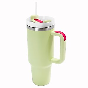 40oz Quencher Adventure modern tumbler, Stainless Steel Vacuum Insulated Tumbler, Travel Tumbler With Lid and Straw (Light green)