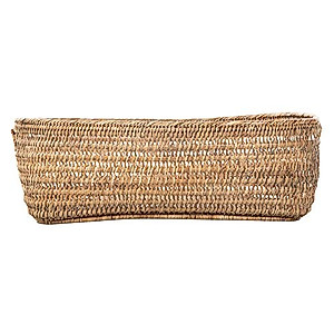 Kouboo Cambria Open Weave Basket, Honey-Brown