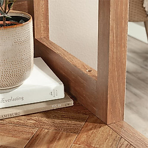 Sauder Cannery Bridge Desktop Hutch with Doors in Sindoori Mango, Sindoori Mango Finish