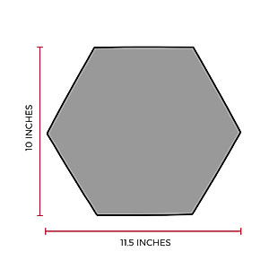 Harry Potter – Hogwarts School of Witchcraft and Wizardry – Crest - 11.5” X 10” Hexagon Shaped KNEXAGON Wood Print – Hang Alone or Connect to Other Pieces – Officially Licensed Merchandise