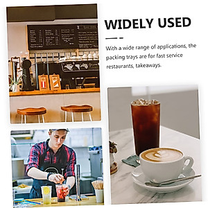 ULTECHNOVO 6 Pcs Milk Tea Cup Holder Cup Holders for Drinks Foam Cup Holder Car Trays Terrariums Takeout Packing Supply Cupholders for Your Car Pearl Cotton Refrigerator Tea Set re-usable