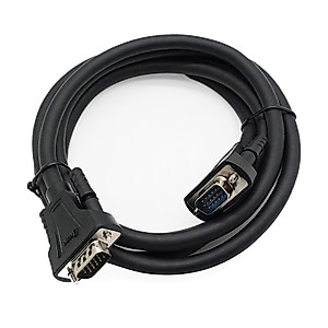 DTech 3 Feet SVGA VGA Computer Monitor Cable Male to Male Supports 1080p High Resolution (1 Meter, Black)