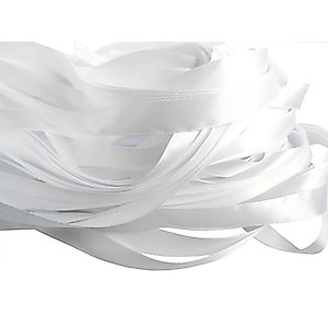 50PCS Ribbon Wands with Triple Ribbon and Silver Bell Party Wand Party Favors Streamers Ribbon Sticks Magic Fairy Wands for Wedding Decors