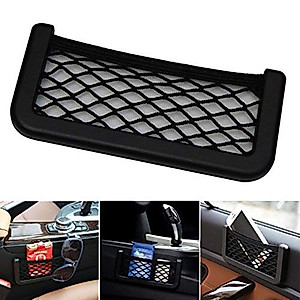 Hanging Style Multifunctional Compartment mesh Bag Car Storage Car Accessories/Small Objects/Gum/Cosmetic Money/Glasses/Phone