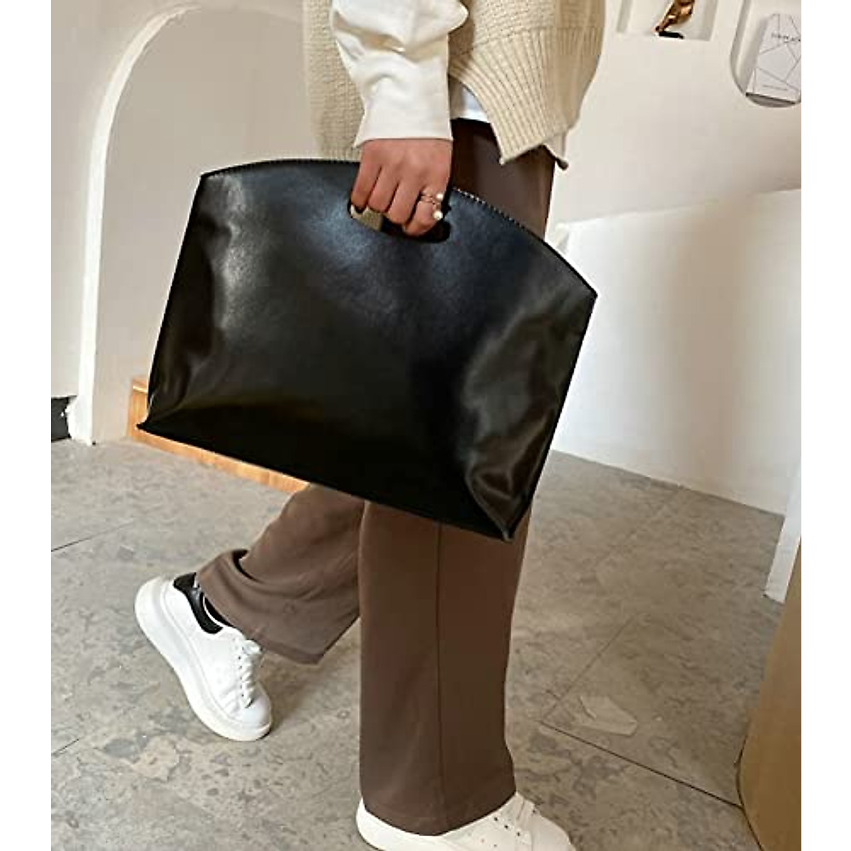 Women PU Leather Clutch Handbag Stylish Women Evening Party Clutch Purse Chic Clutch Bag Purses