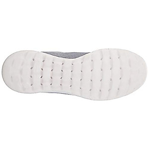 Skechers womens Walking Sneaker, Gray/Pink, 7 US