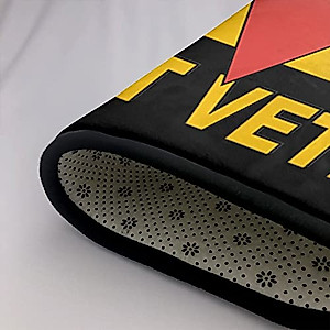 5th Infantry Division 'Red Diamond' Vietnam Combat Veteran Area Rug Living Room Bedroom Kitchen Sofa Bedside Carpet Floor Mats 36"X24"