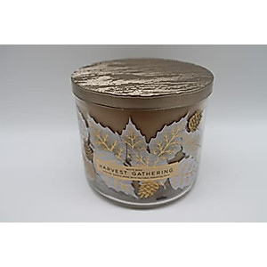 White Barn 3 wick candle Harvest Gathering compares to Bath and Body Works