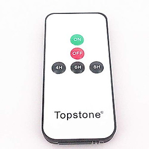 Topstone Remote Control Tealights with Timer,Battery Operated Flameless Candle with Flickering Amber Bulb,Electric Tea Light in Wave Open, Best for Holiday Decoration,Wedding,Pack of 12