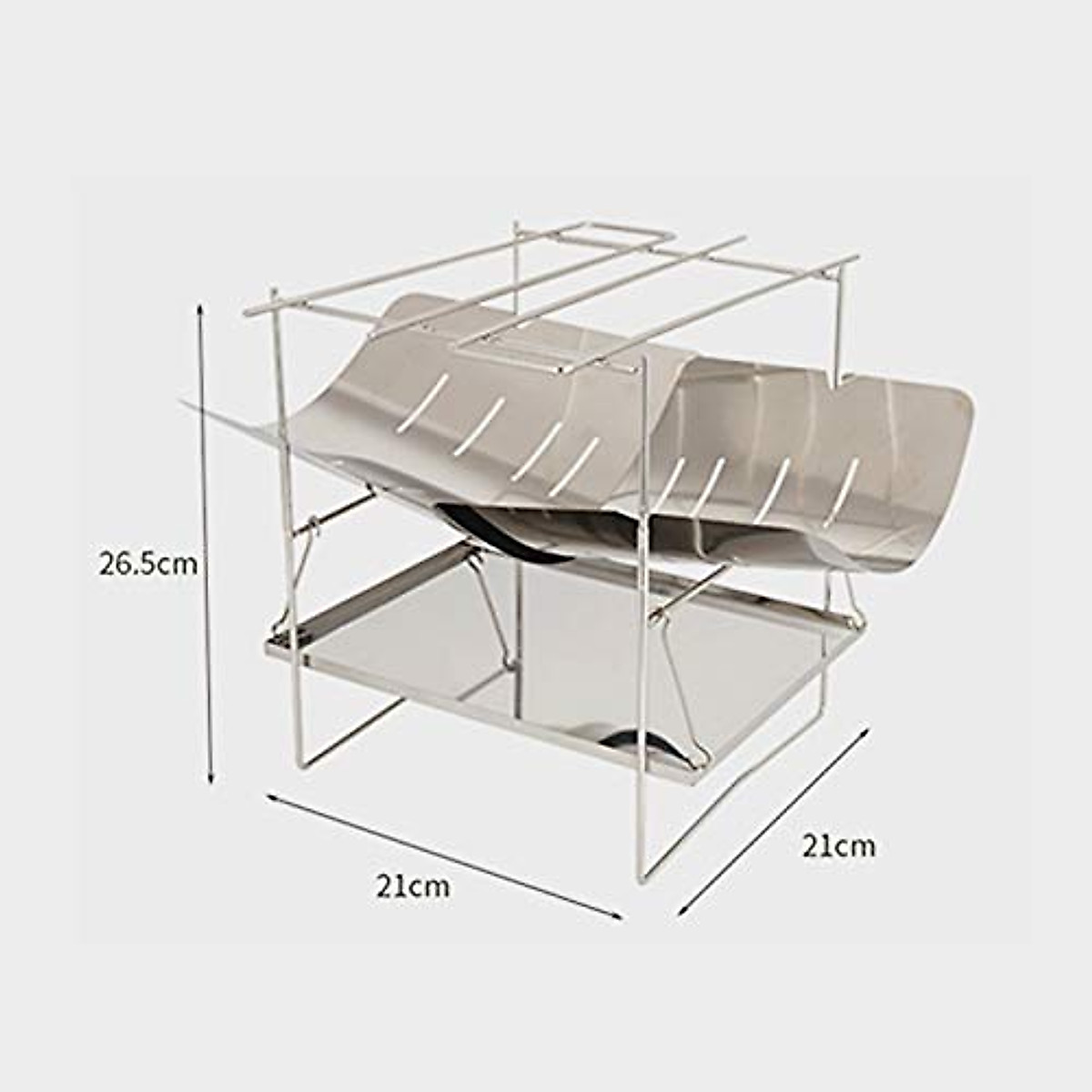 DCOT Ultralight Outdoor Portable Wood Stove Burner Multifunctional Folding Barbecue Charcoal Stove