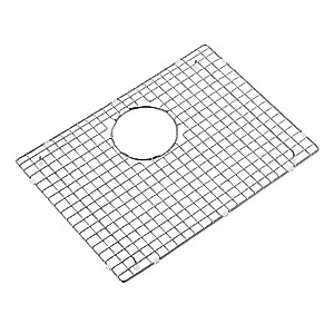 CIPOTAL 19.2 in. x 14.2 in. Rear Drain Kitchen Sink Bottom Grid with Supersoft Silicone Feet in 304 Grade Stainless Steel