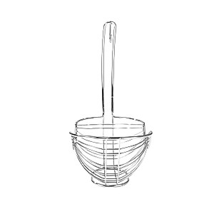 Spectrum Diversified Contempo Ellipse Holder Modern Kitchen Countertop Bowl & Banana Tree, Steel Wire Fruit Basket, Produce Saver & Banana Hanger, Chrome