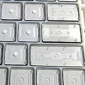 Replacement Keyboard Keycaps,Full Set of US Keycaps QWERTY Fit for MacBook Pro Retina 13" / 15" Model A1706 A1707 A1708 2016-2017 Year EMC 3071 EMC 3163 EMC 3072 EMC 3162 EMC 2978