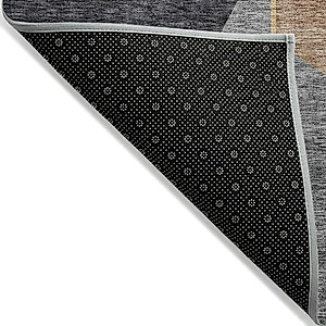 Addison Rugs Chantille ACN648 Charcoal 5' x 7'6" Indoor Outdoor Area Rug, Easy Clean, Machine Washable, Non Shedding, Bedroom, Living Room, Dining Room, Kitchen, Patio Rug