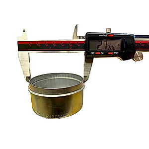 M-Parts 4PC Trailer Hub Dust Caps with Rubber Lubbed Cap, 2.75" OD x 1.5" Height, for 8-Lug 7,000/8,000LB Trailer Axle Wheel Hub, Rubber Grease Dust Cap for Wheel Beaing Hub DC-275L (2 Pairs)