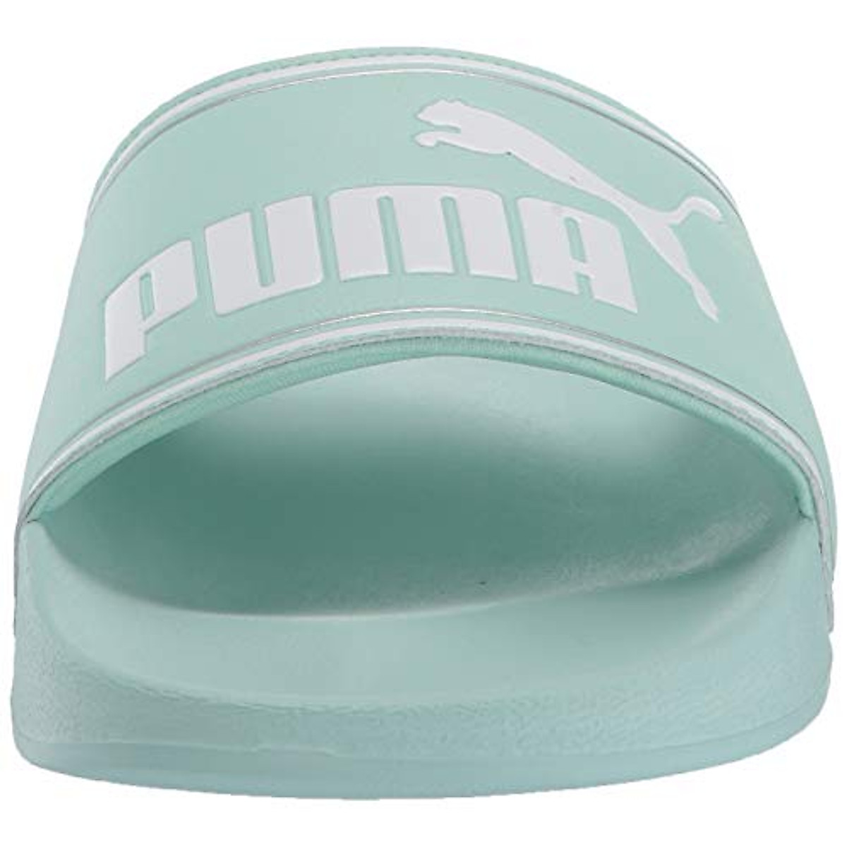 PUMA Leadcat Slide Sandal, Mist Green White Silver, 7 M US
