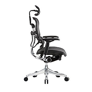 Eurotech Seating Ergo Elite High Back Chair, Black