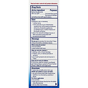 Gly-Oxide Alcohol-Free Antiseptic Mouth Sore Rinse, 2 oz, Packaging May Vary