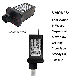 Outdoor String Lights 13.1X19.6Ft Net Bush Light Mains Powered Super Bright 660LED Fence Garden Net Light Plug in Remote Control,Clear Wire,Memory Built-in Timer Curtain Lights for Holiday,Home Decor