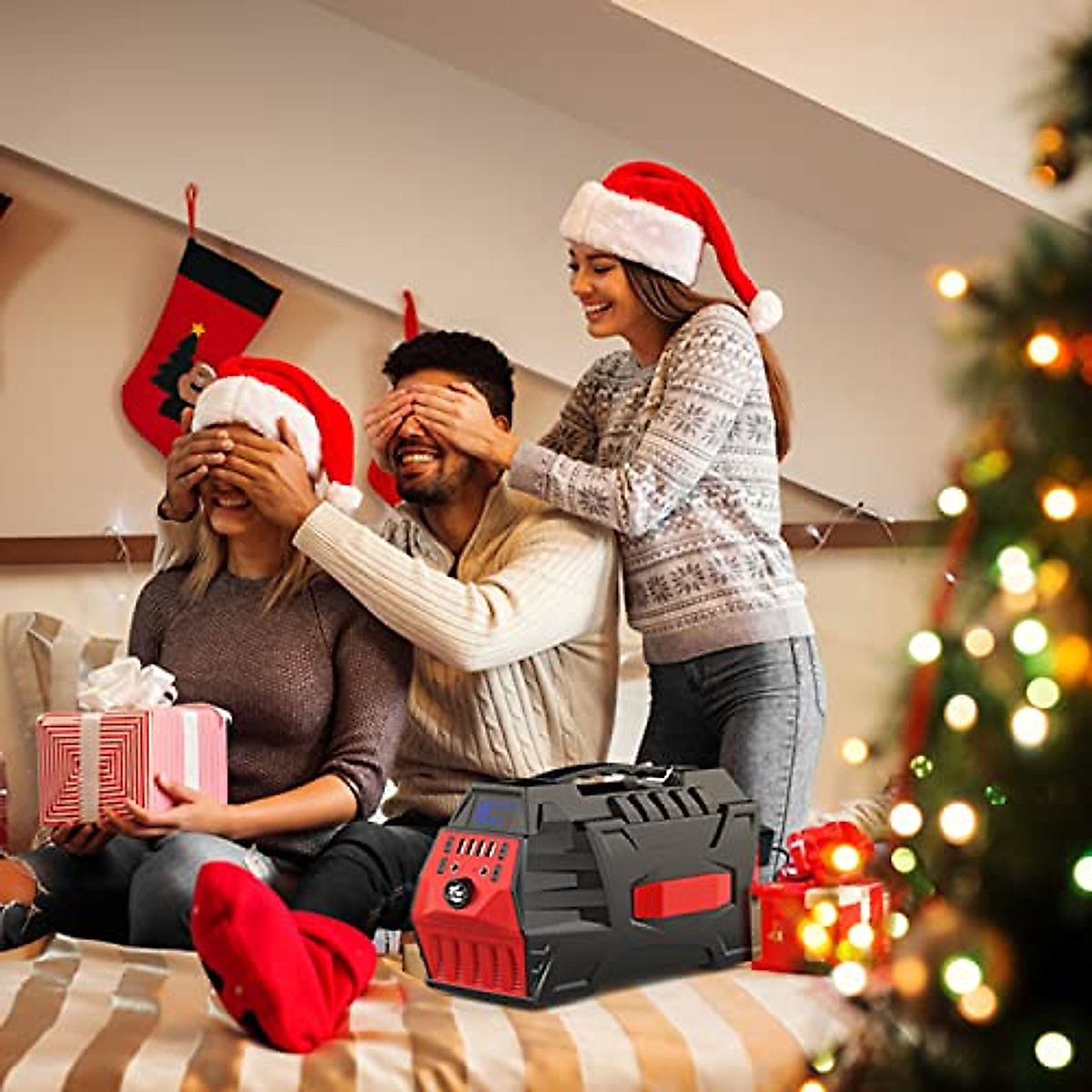 500W Portable Power Bank / Station, 296Wh Outdoor Solar Generator Backup Battery Pack with 110V/500W AC Outlet for Home Use, Emergency Outage, Camping Travel, RV Trip