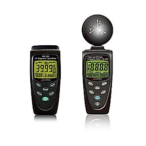 EMF Meters Combo Gauss Magnetic Field Meter and EMF RF Meter detectors