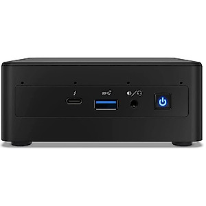 Intel NUC BXNUC9i5QNX1 Home & Business Mini Desktop i5-9300H 4-Core 2.40GHz, 16GB RAM, 128GB PCIe SSD, UHD 630, WiFi 6, BT 5.2, HDMI, USB 3.1, SD Card, Win 10P w/Hub