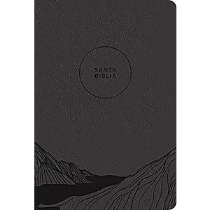 Santa Biblia NTV, Edición compacta, letra grande (SentiPiel, Carbón, Índice, Letra Roja) (Spanish Edition)