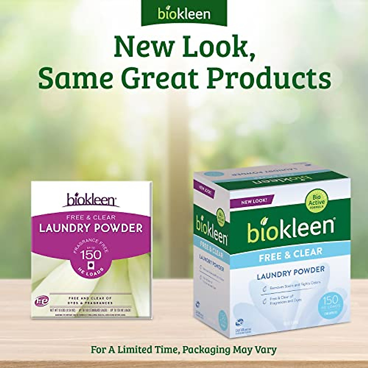 Biokleen Free & Clear Natural Laundry Detergent - 150 Loads - Powder, Concentrated, Eco-Friendly, Plant-Based, No Artificial Fragrance or Preservatives, Free & Clear