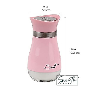 Servette Home Basic Salt & Pepper Shakers - Pink