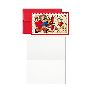 Hallmark Mini Valentines Day Cards Assortment, 18 Cards with Envelopes (Vintage, Be My Valentine)