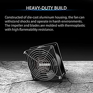 Allto Solar Waterproof Solar Powered Fan Kit Pro, 15W Solar Panel + 2 Pcs High Speed DC Brushless Fan, for Chicken Coop, Greenhouse,Dog House, Shed, Car Window Exhaust, DIY Cooling Ventilation Project