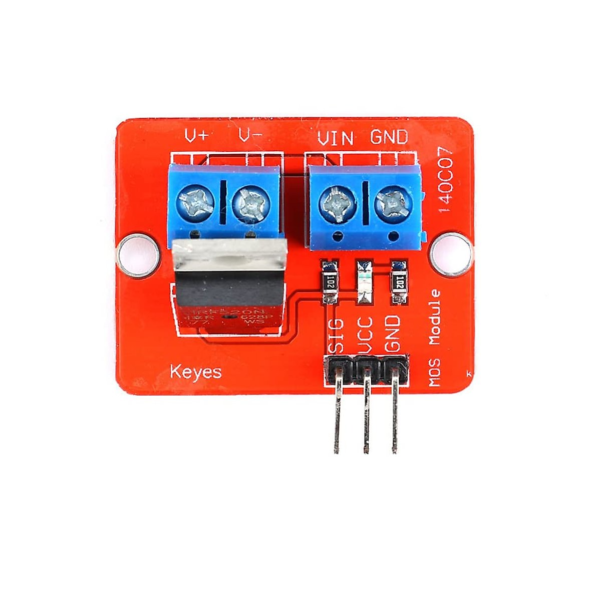 Treedix 6PCS IRF520 Driver Module MOS Tube Field Effect Tube Driver Module ARM Compatible with Raspberry Pi