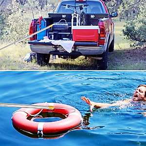 Cagaloi Clothes Hook Pole，30-74 inch Adjustable Extension bar Hooks.for Christmas Light Hook Poles, high Reach Garment Hook, Closet Hook Pole, Comfort Foam Handles (with Two Long Hooks)