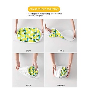 Uourmeti Fire Football Kids Hamper Mesh Pop-Up Hamper Collapsible Portable Laundry Basket,Space Saving and Easy to Store,Lightweight Girls Laundry Hamper