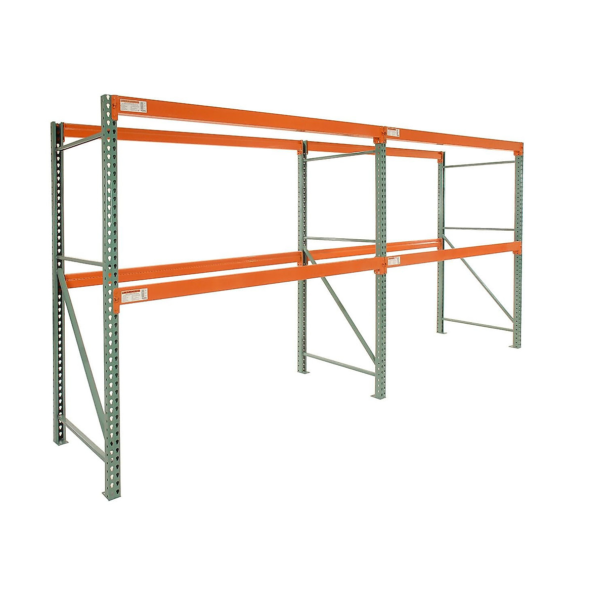 Global Industrial Teardrop Pallet Rack Add-On 108"W X 36"D X 96"H
