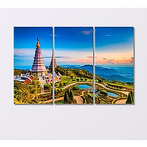 Doi Inthanon National Park Thailand Canvas Print 3 Panels / 36x24 inches