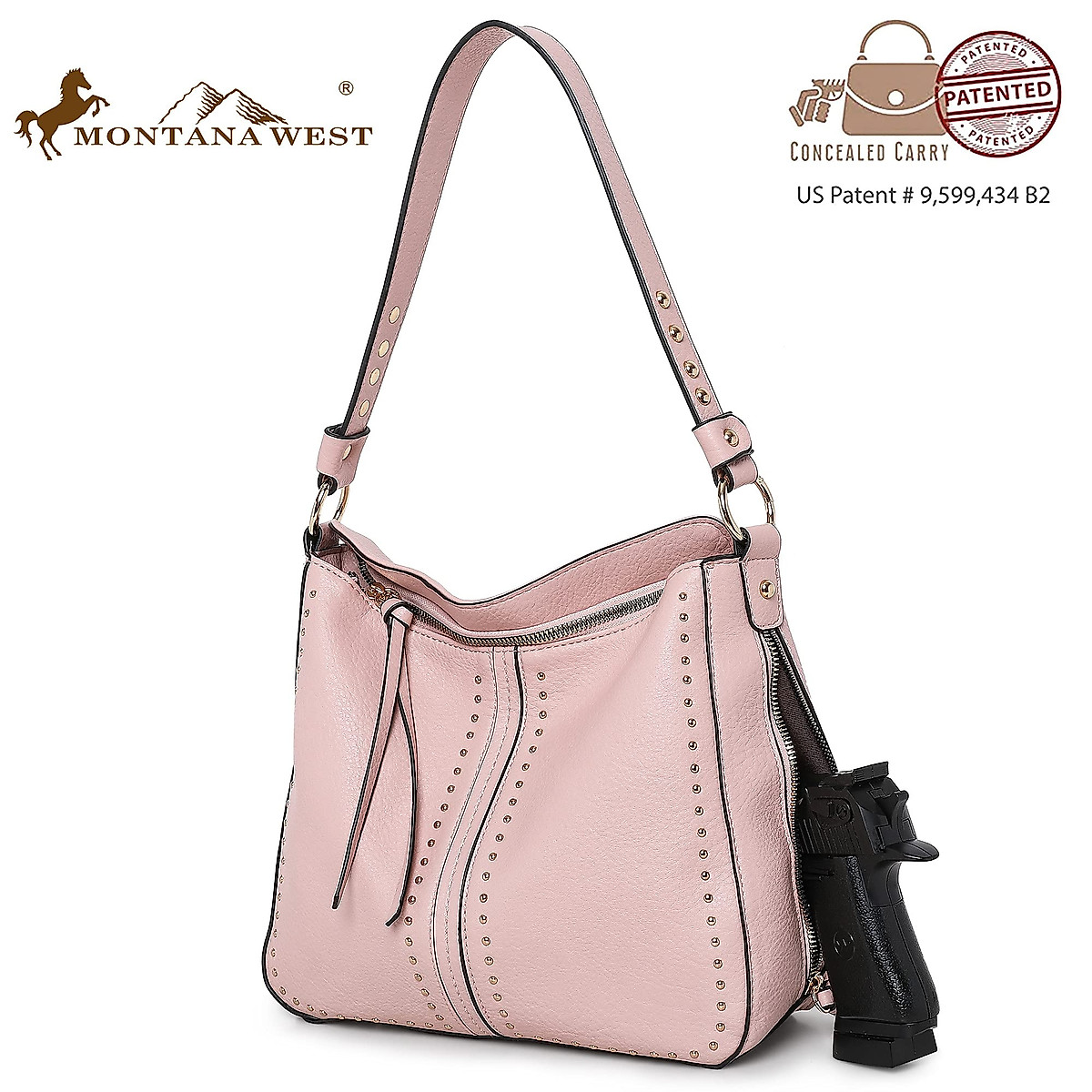 Montana West Purses For Women Handbags Large Crossbody Bag Leather Tote Shoulder Bucket Bags Pink