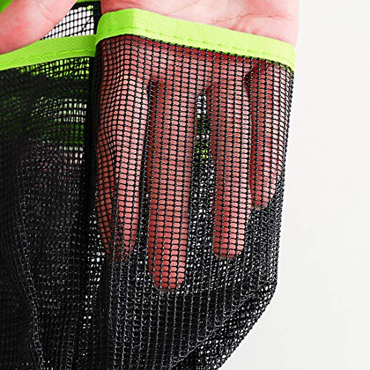 uxcell Portable Caddy with 7 Mesh Storage Pockets, Quick Dry Shower Tote Bag Oxford Hanging Toiletry and Bath Organizer for Shampoo, Conditioner, Soap Other Bathroom Accessories, Green