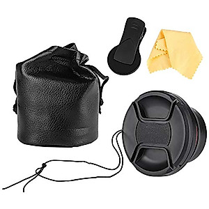 Wide Angle Lens, 37mm 0.39X, with Phone Clip, for DV Cameras Mobile Phones