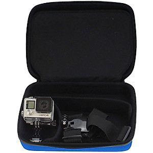 Navitech Blue Heavy Duty Robust Action Camera Hard Case - Compatible with The Dragon Touch Vision 3 PRO