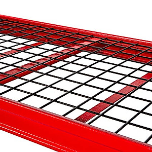 Craftsman 2-Shelf 3-Foot Tall Stackable Tool Chest Depth Storage Rack, 2-Pack, Red