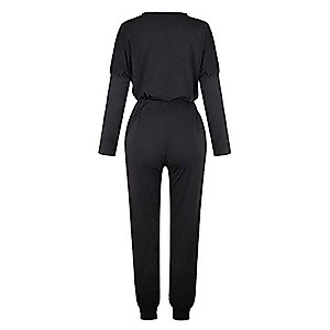 Women's Two Piece Outfits Sweater Sets Knit Pullover Tops and High Waisted Pants Tracksuit Lounge Sets wide leg pants for women 2023 outfits