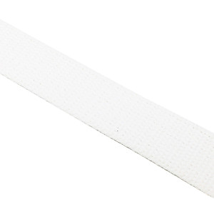 White Web Belt with Buckle Military Style