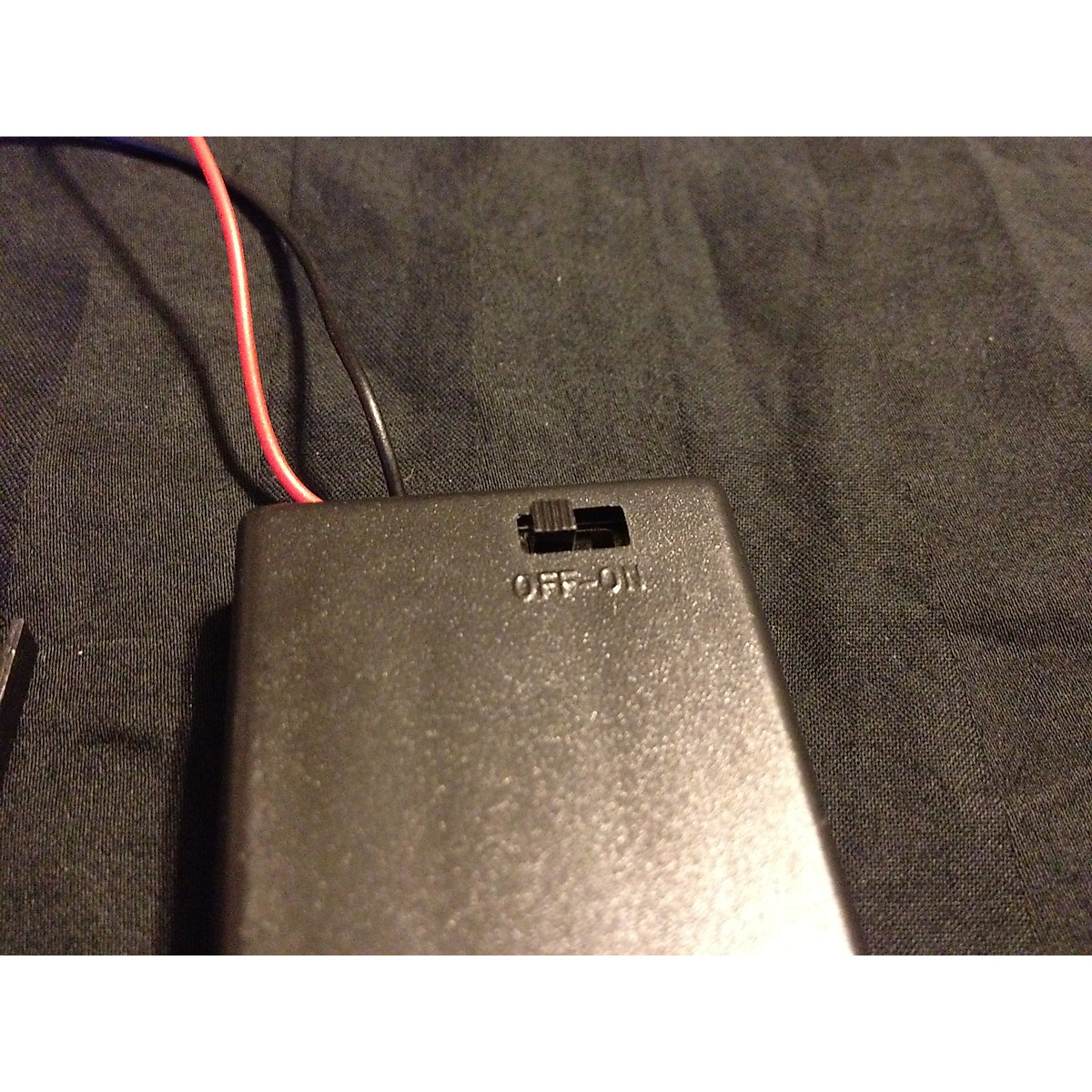 New 3 AAA 3a Battery 4.5v Holder Box Case with Switch 6'' Lead Black B7