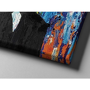 FENIN The Great Gatsby Poster Leonardo Di Caprio Movie Painting Hand Made Posters Canvas Print Wall Art Home Decor (Ready to Hang, 36"x24")