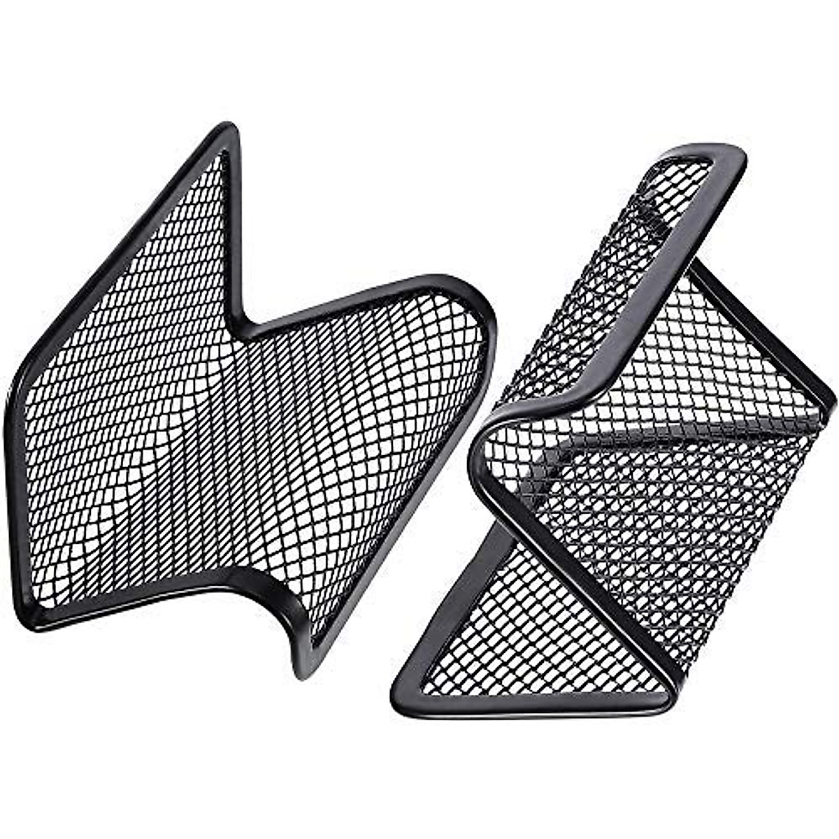 AKIRO 6 Pcs Black Metal Mesh Business Card Holder, Credit Name Card Case,Office Card Collection Organizers