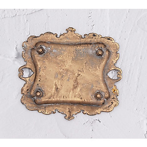 Vintage Small Gold Ring Dish, Birthday & Wedding Gifts for Women，Wedding Ring Tray - 5.3 x 4.5 inches