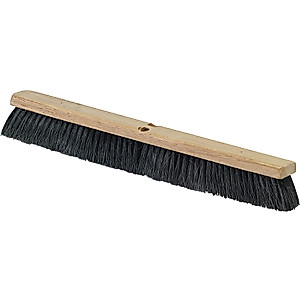 SPARTA Flo-Pac Tampico Floor Sweep, Floor Brush for Cleaning, 36 Inches, Black, (Pack of 6)
